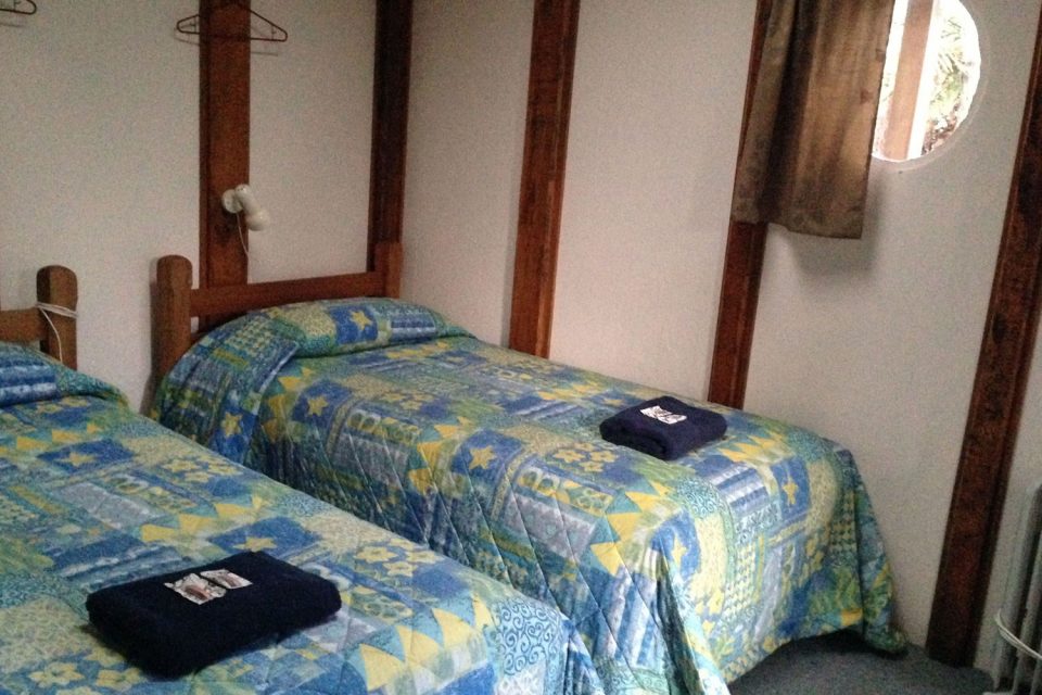 Accommodation Double Twin – Last Resort Karamea